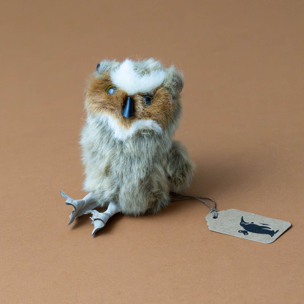 Little Great Horned Owl Finger Puppet