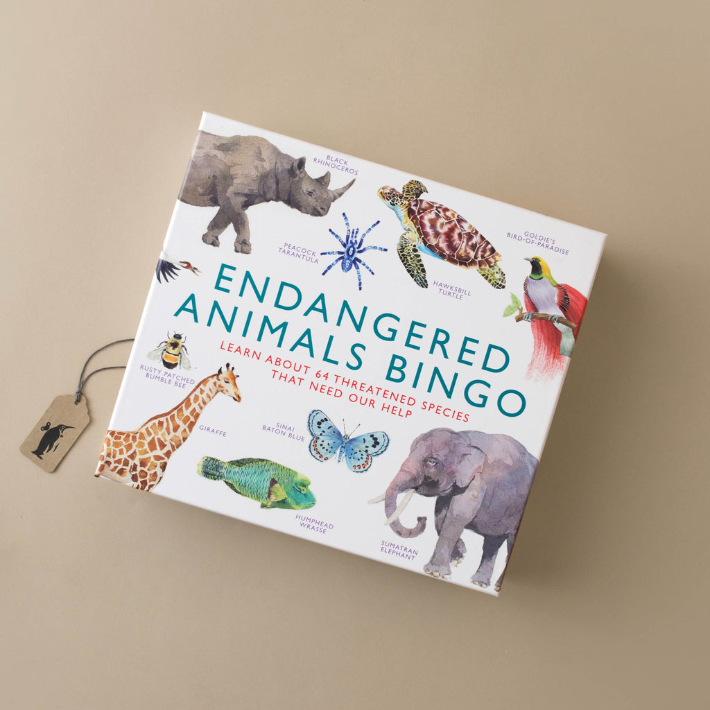 Endangered Animals Bingo Game