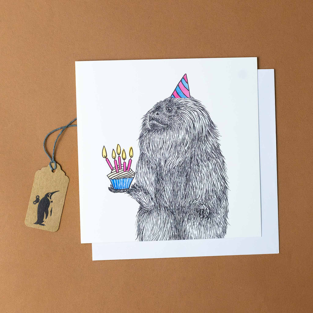 Baboon Wishes Greeting Card