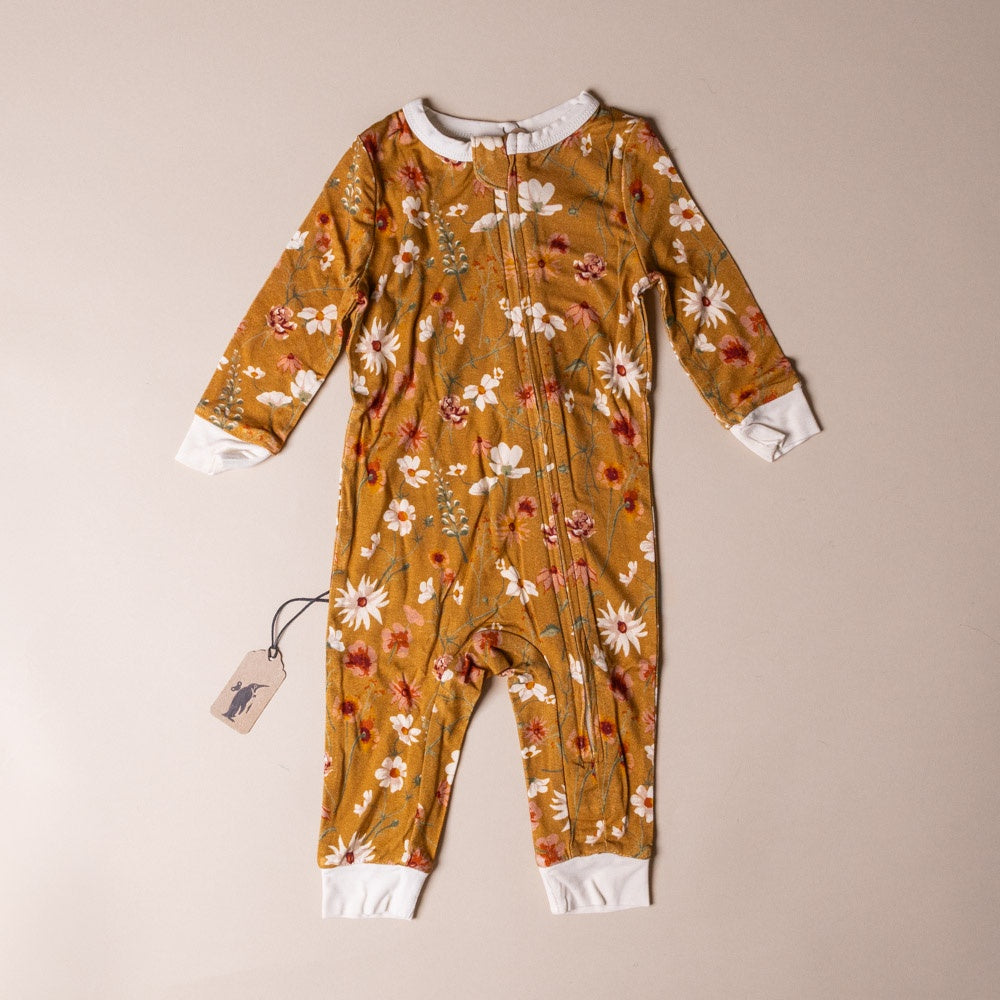 Bamboo Stretch Zipper Pajamas | Wildflower