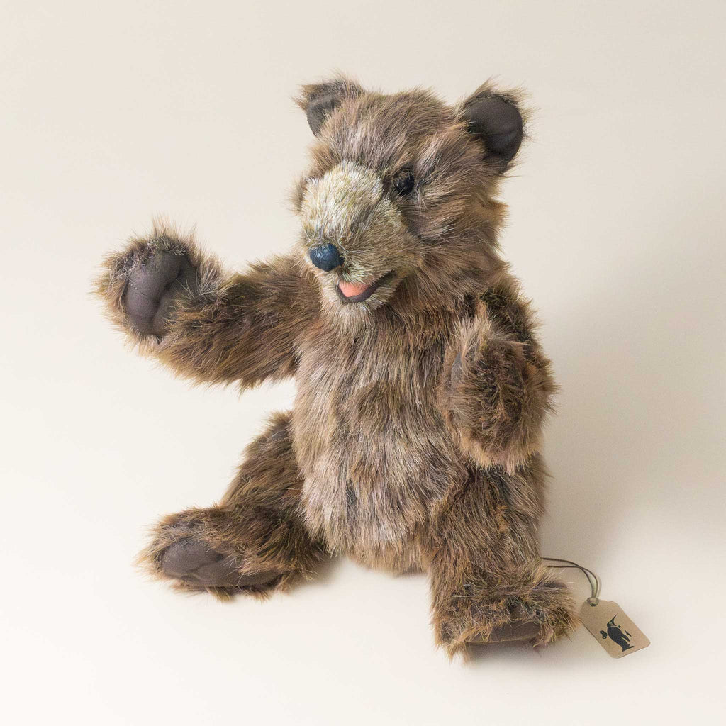 Brown Bear Cub Hand Puppet