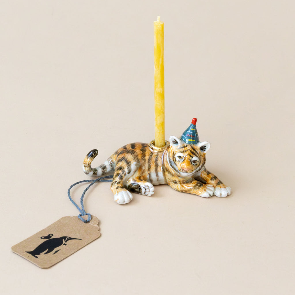 Heirloom Porcelain Cake Topper | Tiger