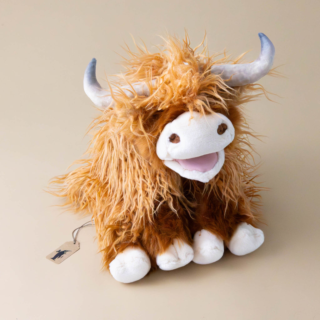 Highland Cow Hand Puppet