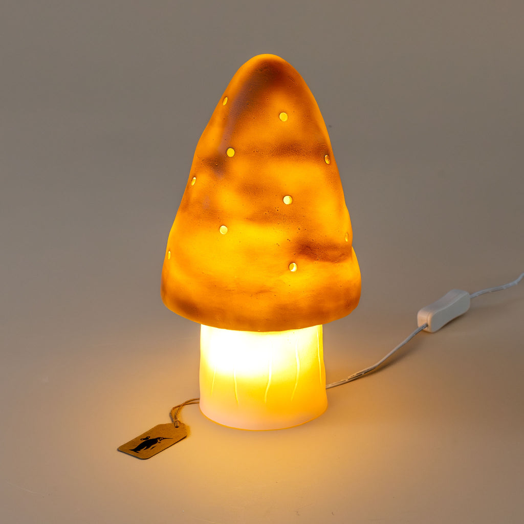 Mushroom Lamp | Chocolate - Small