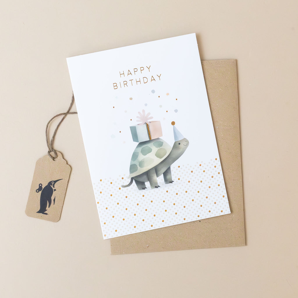 Oh Birthday Tortoise Greeting Card