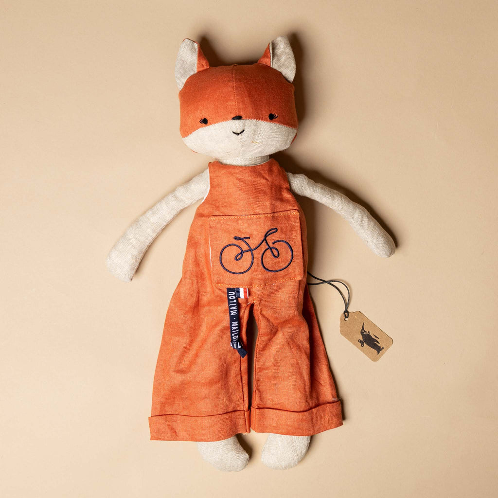 Perlipopette Linen Fox | Terracotta Overalls