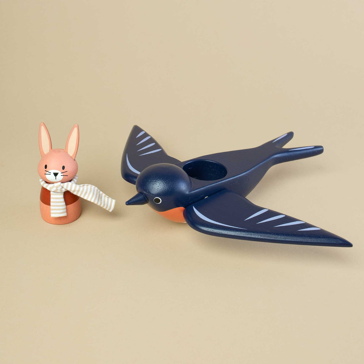 Swifty Bird Wooden Figurine – pucciManuli