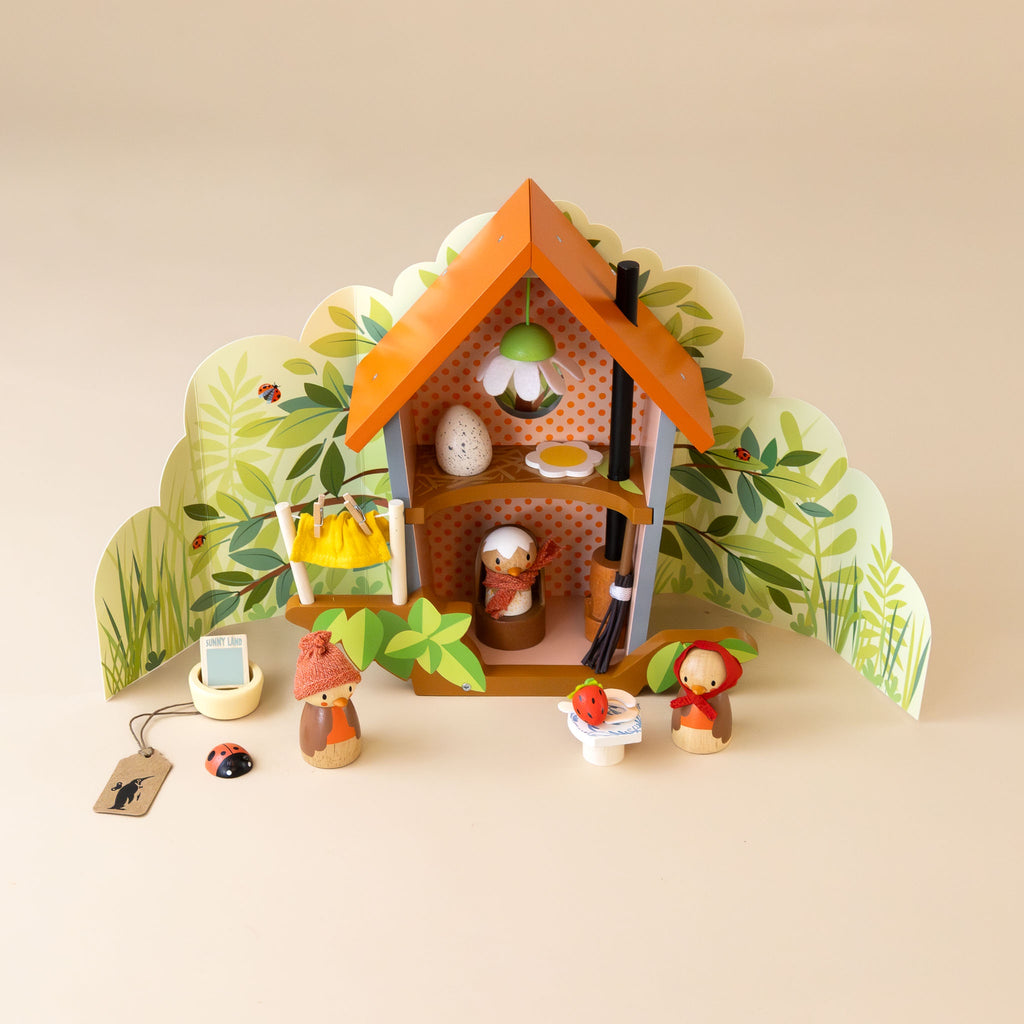 Wooden Robin's Nest Play Set