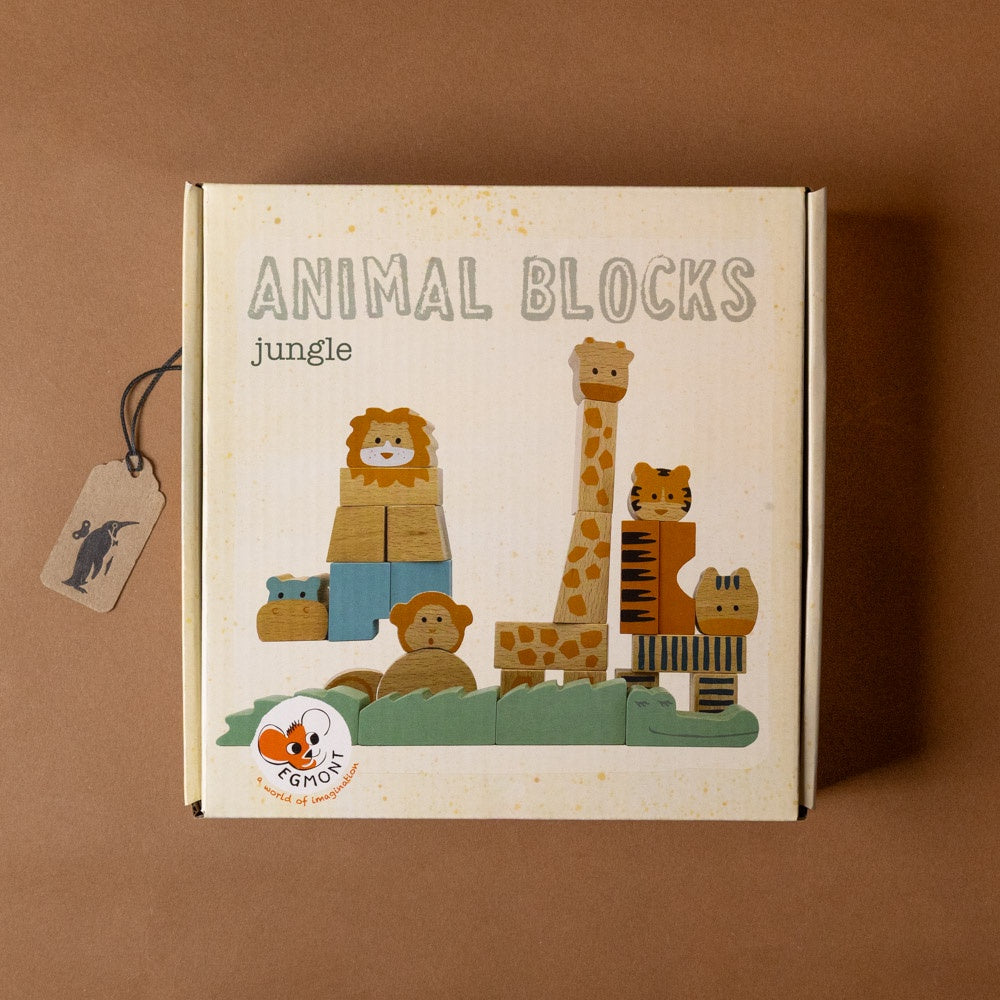 Wooden Stacking Block Animals | Jungle