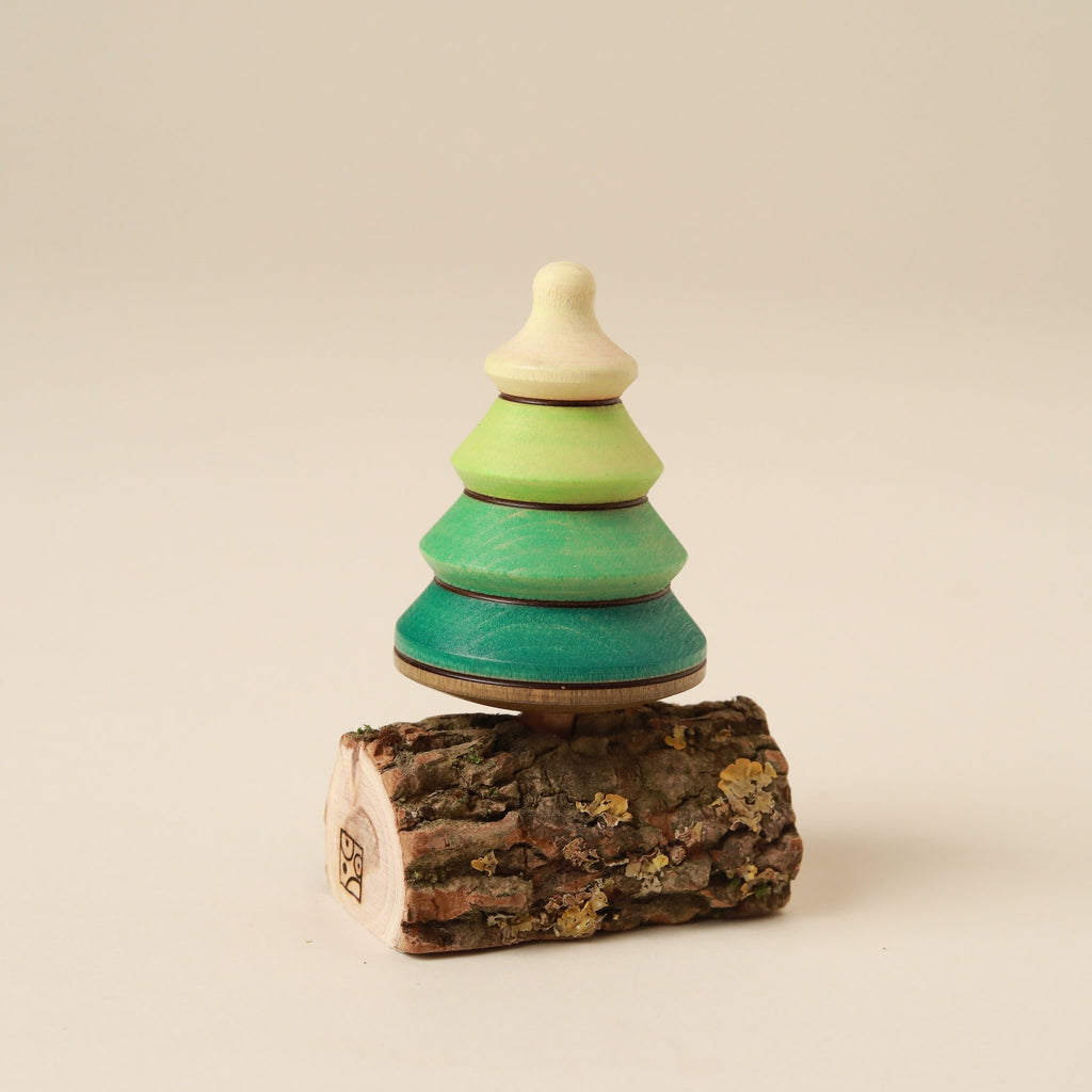 Wooden Spinning Tree Top