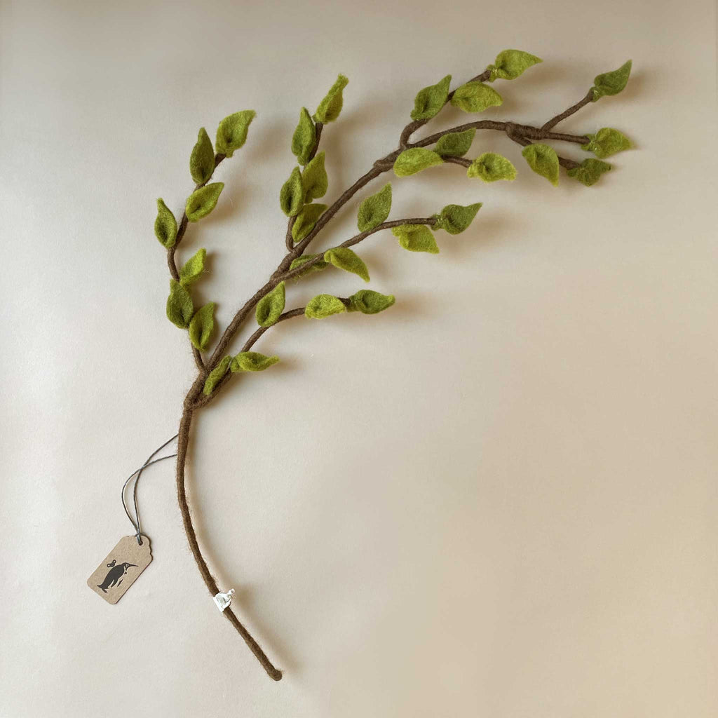 Felt Branch | Green Leaves