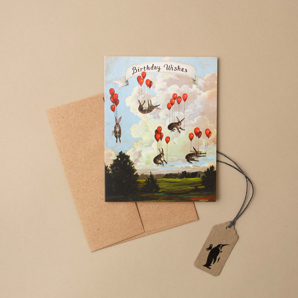 Floating Birthday Wishes Greeting Card – pucciManuli