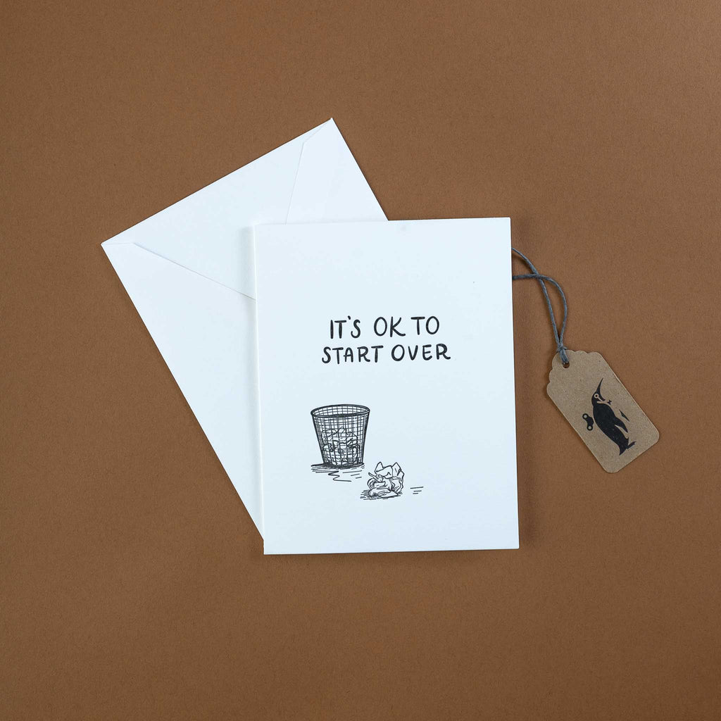 It's OK to Start Over Greeting Card