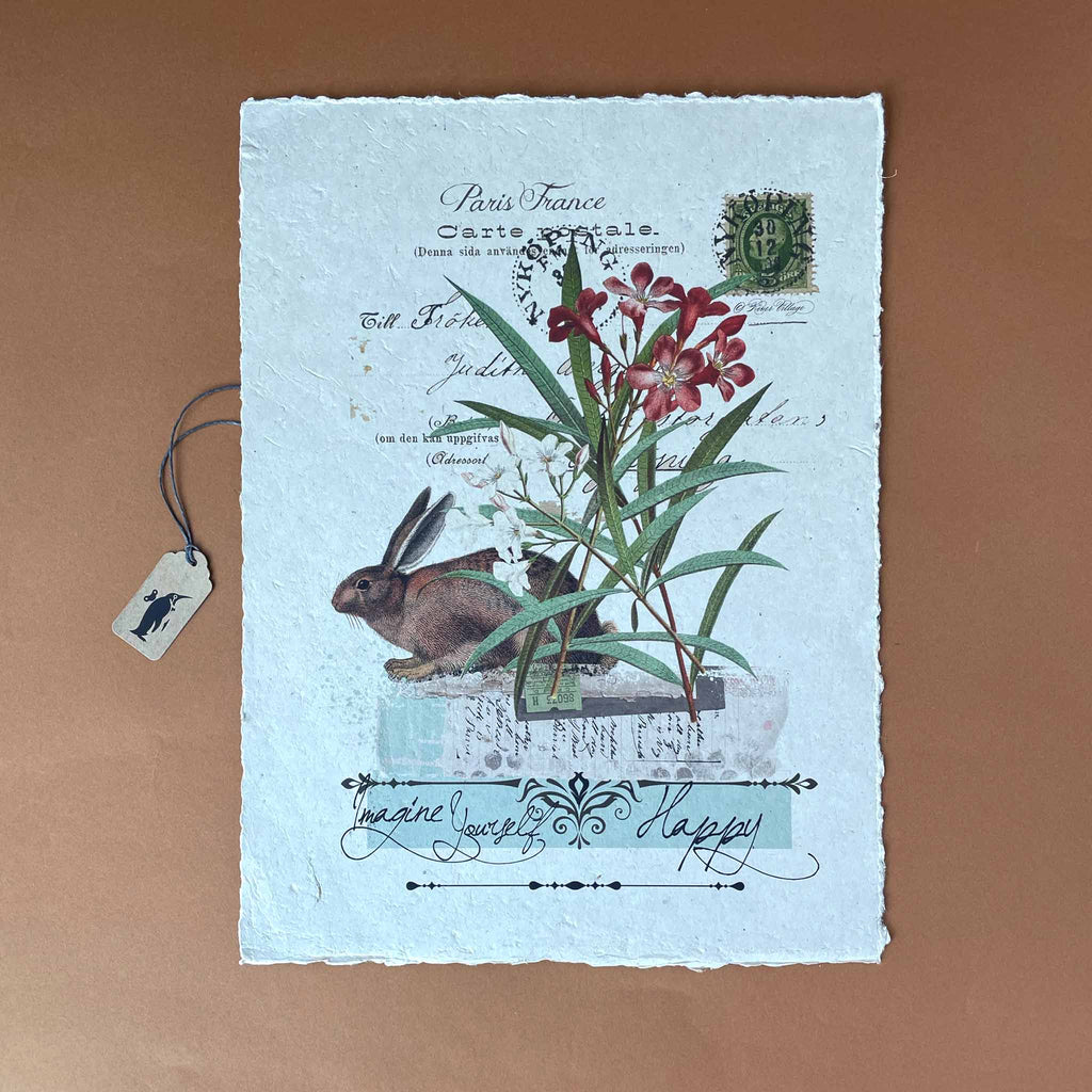 Paper Print | Imagine Yourself Happy