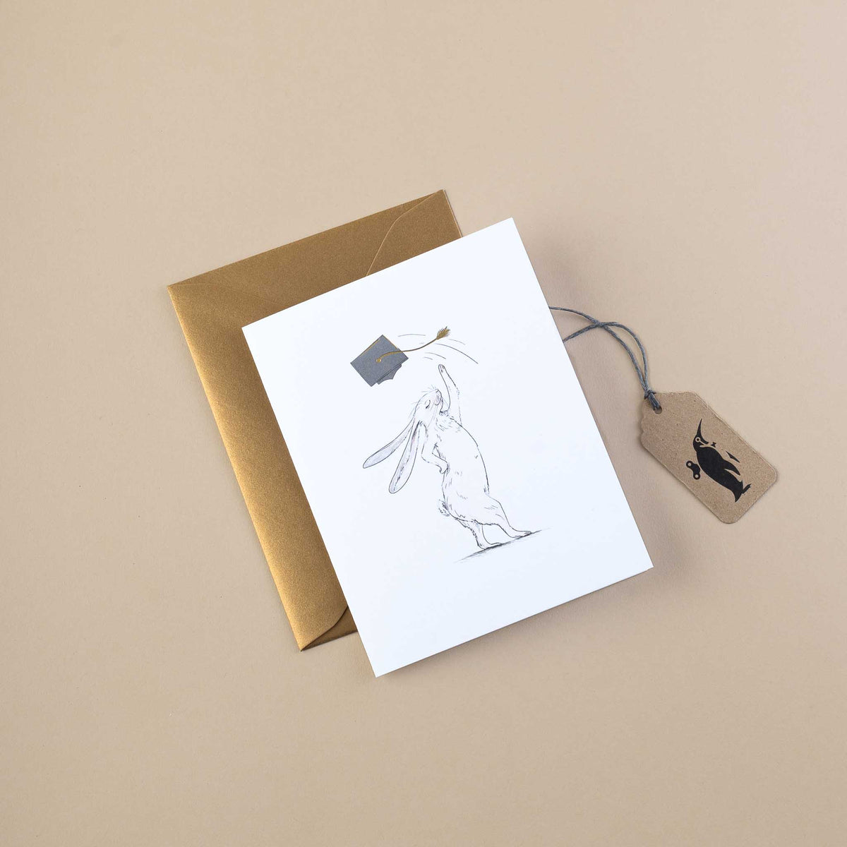Rabbit Graduate Greeting Card – pucciManuli