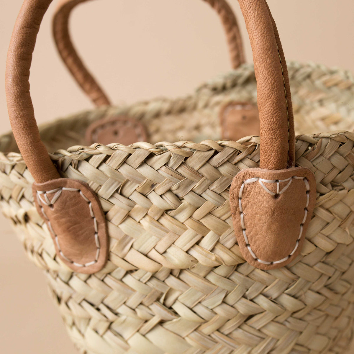 Wee French Market Tote | Leather Handles – pucciManuli