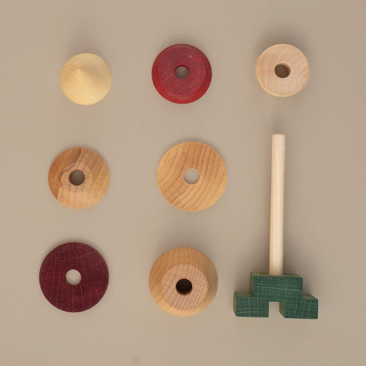 Wooden Stacking Stick Figure | No. 04 – pucciManuli